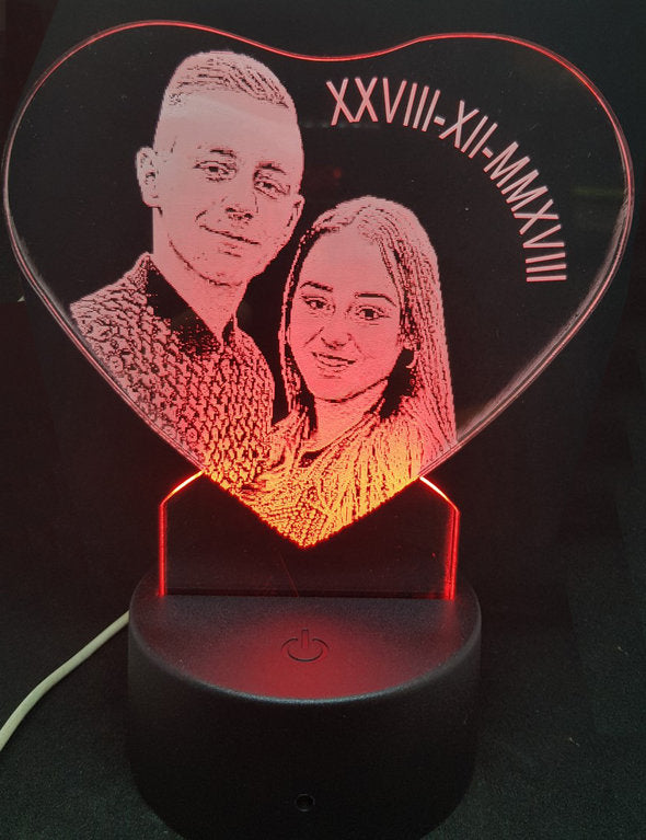 LÁMPARA LED 3D 18cm PERSONALIZADA – BonoTienda